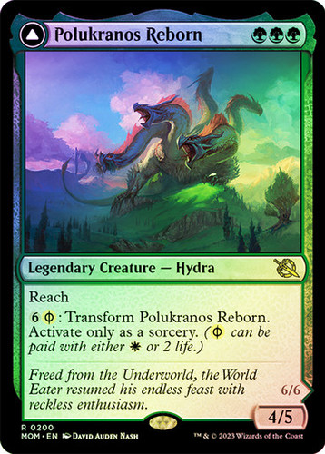 Polukranos Reborn // Polukranos, Engine of Ruin (mom) / Foil | MTG Wolf ...