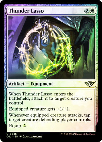 Thunder Lasso (otj) (35) / Foil | MTG Wolf México