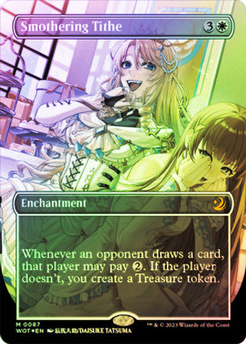 Smothering Tithe (wot) / Anime Borderless Confetti Foil | MTG Wolf México