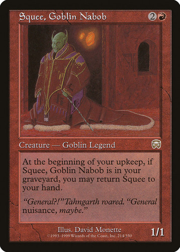 Squee, Goblin Nabob (mmq) | MTG Wolf México
