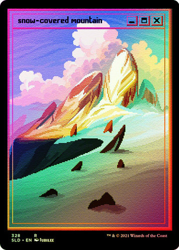 Snow-Covered Mountain (sld) / Foil Etched | MTG Wolf México