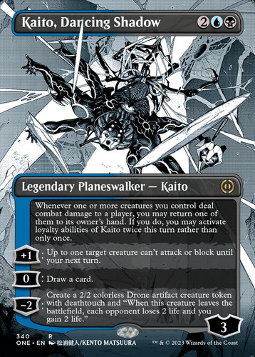 Kaito, Dancing Shadow (one_340) / Borderless Planeswalkers | MTG Wolf ...