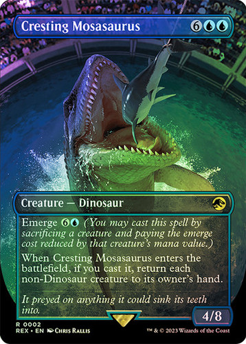 Cresting Mosasaurus (rex) / Foil | MTG Wolf México