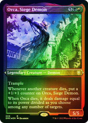 Orca, Siege Demon (DMC) / Foil Etched | MTG Wolf México