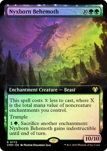 Nyxborn Behemoth (cmm) / Extended Art / Foil | MTG Wolf México