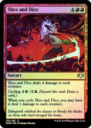 Slice and Dice (DMR) / Foil | MTG Wolf México