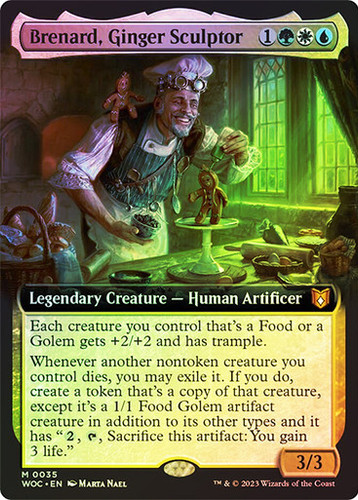 Brenard, Ginger Sculptor (woc) / Extended Art Foil | MTG Wolf México