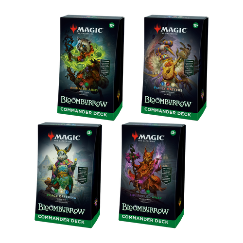 Bloomburrow Commander Decks Display | TCG Wolf
