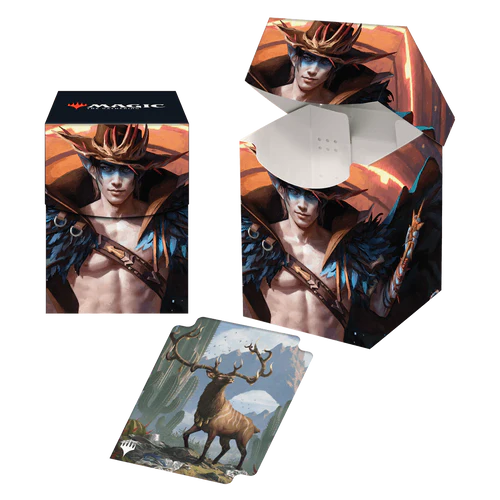 Outlaws of Thunder Junction Oko, the Ringleader Key Art 100+ Deck Box ...