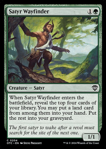 Satyr Wayfinder (otc) (204) | MTG Wolf México