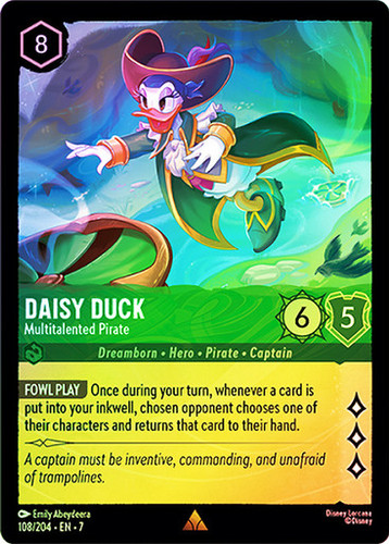 Daisy Duck - Multitalented Pirate (LOR_ARC) / Foil | MTG Wolf México