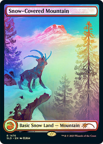 Snow-Covered Mountain (sld) (1476) / Foil | MTG Wolf México