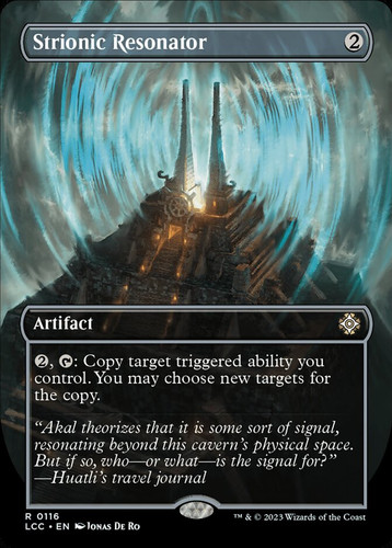Strionic Resonator (LCC) (116) / Borderless | MTG Wolf México