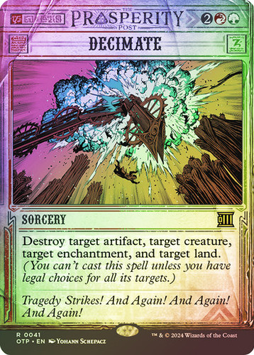 Decimate (otp) (41) / Foil | MTG Wolf México