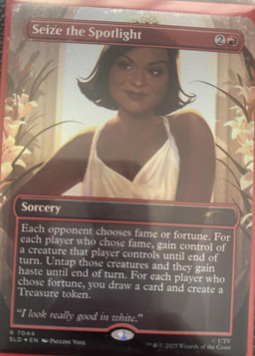 Seize the Spotlight (SLD) (7044) / Borderless | MTG Wolf México