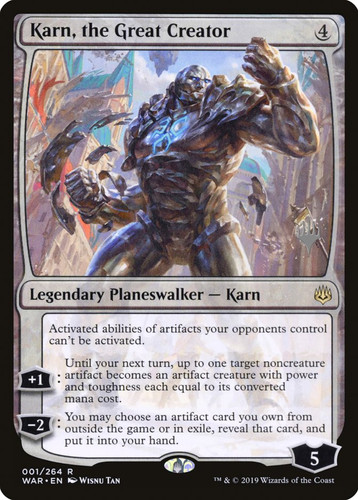 Karn, the Great Creator (pwar) | MTG Wolf México
