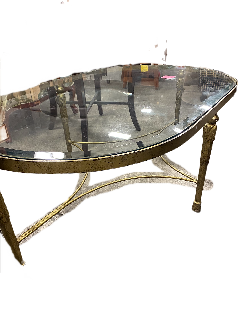Oval Glass Top Coffeetable Northcoast Hotel Liq