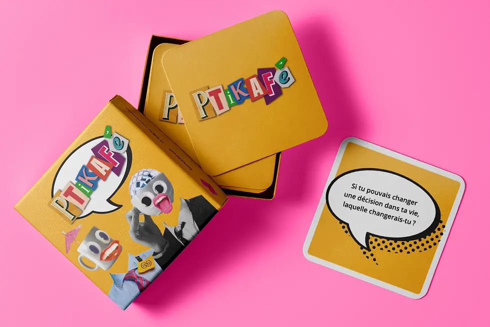 Jeu de carte question Ptikafé | Experientiel Sàrl