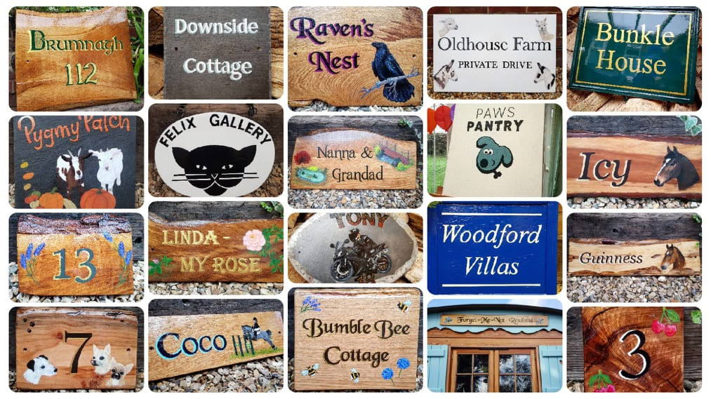 Bespoke And By Hand - Hand Painted Signs - UK - Personalised Sign Maker ...