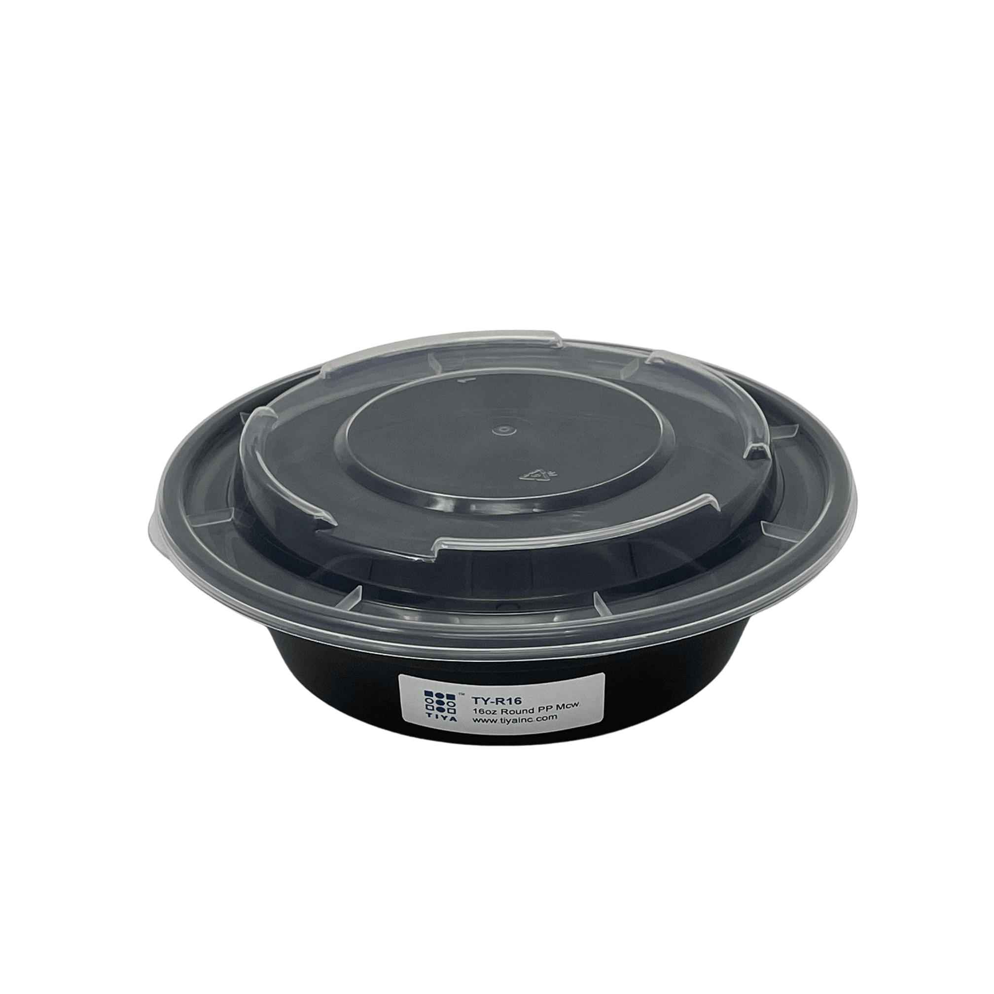 16oz Round Microwaveable Container with Lid, 150 sets