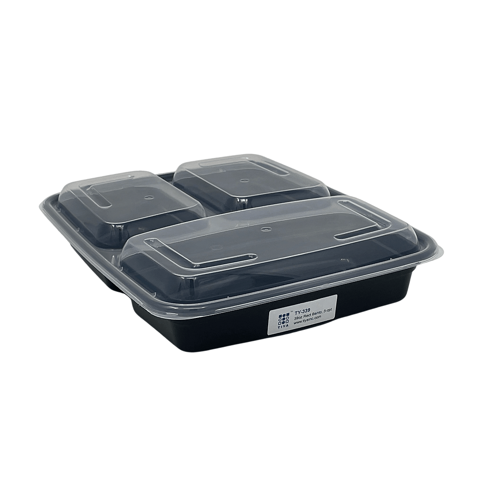28oz Rectangular Microwaveable Container with Lid, 150 sets