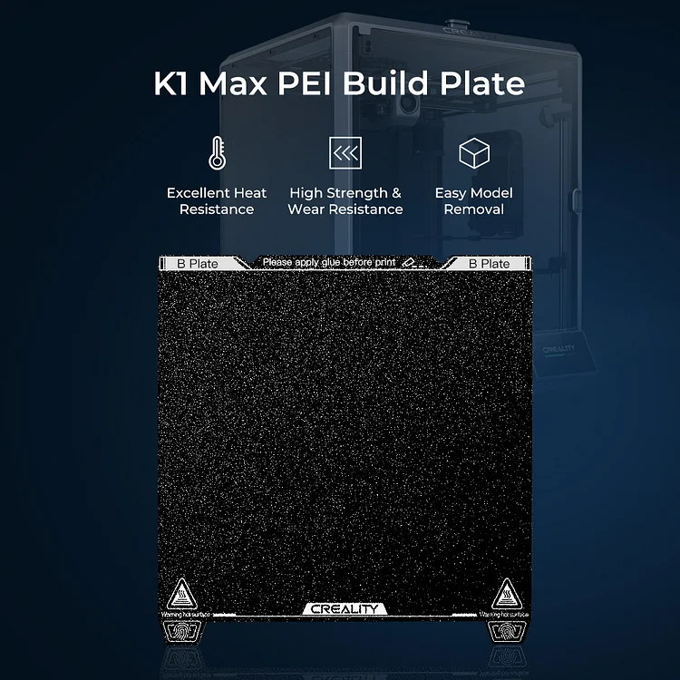 K1 Max PEI Build Plate Kit 315*310mm | RCD3D