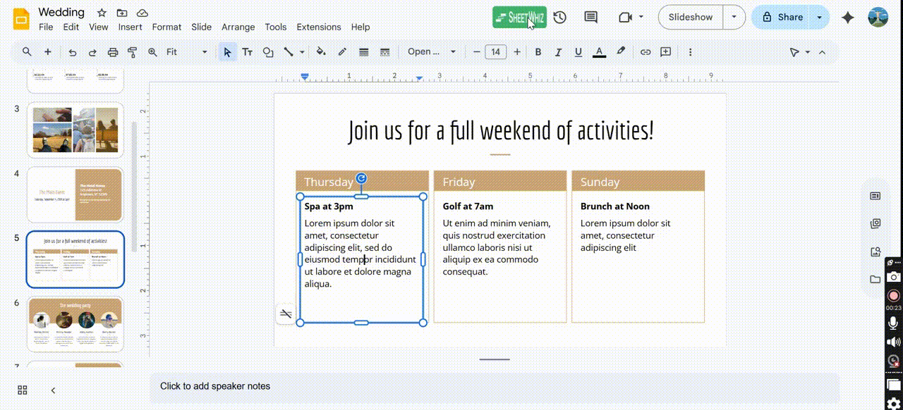 How to Align Text in Google Slides with Shortcuts