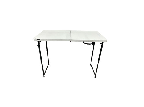 White Folding Tables with Adjustable Legs | Gotham Scenic