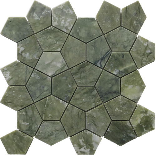 Penta - Moss Green | Mosaic Tiles | Exquisite Surfaces