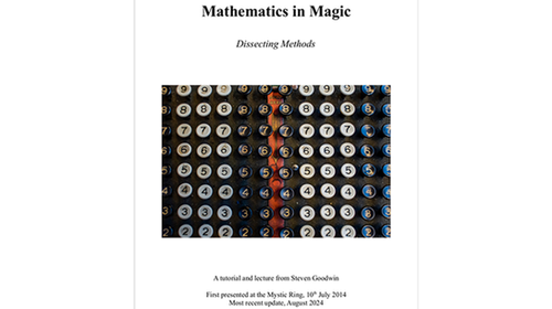 The Maths in Magic - Instant Download | Magicians Magic Shop