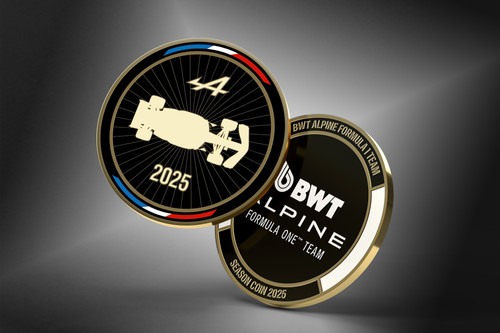 Official BWT Alpine Formula One Team 2025 Season Coin | Zenith Coins