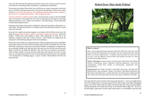 Close reading notes: Robert Frost, 'After Apple Picking' | Diving Bell ...