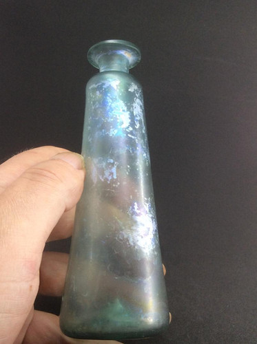 Rare Conical English flared lip phial c1700+ | ABC Magazine