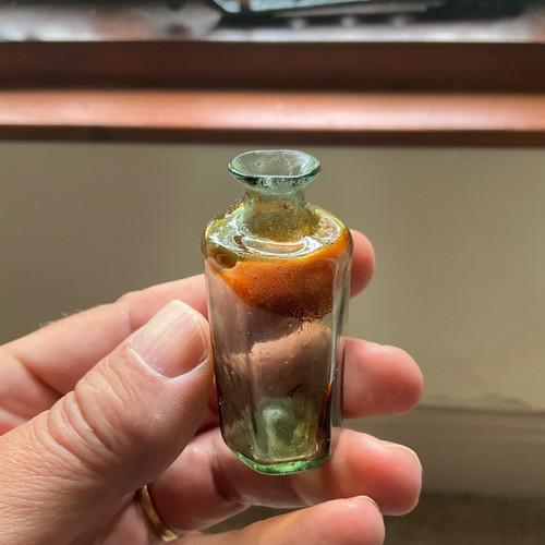 Rare hexagonal vial c1650 | ABC Magazine