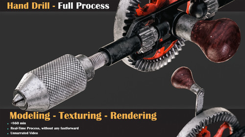 Hand Drill - Tutorial Full Process | 3DRedbox