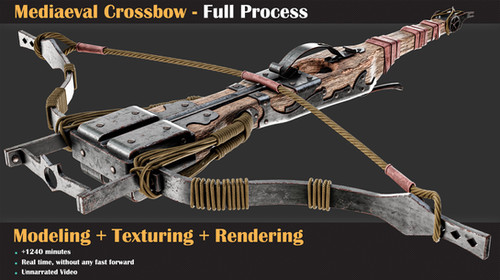 Mediaeval Crossbow - Full Tutorial | 3DRedbox