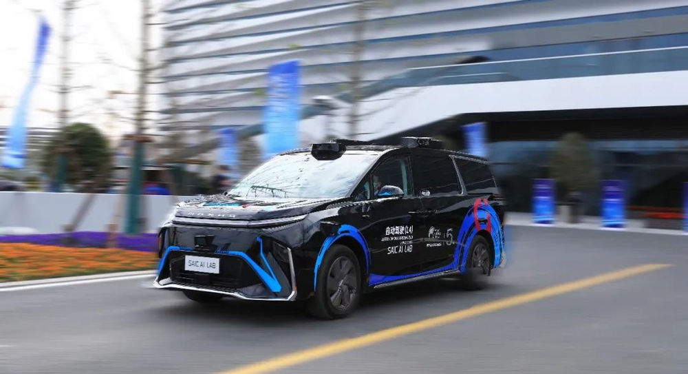 SAIC AI LAB released the first pure electric L4 autonomous driving MPV ...