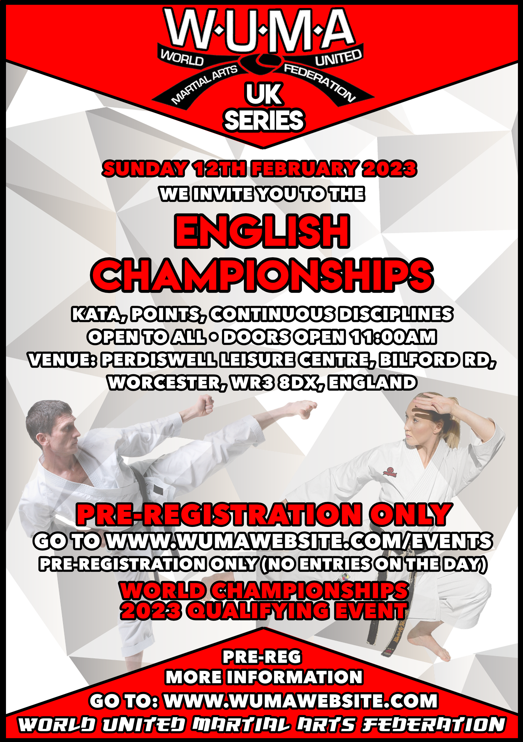 WUMA ENGLISH CHAMPIONSHIPS 2023 | WUMA HQ