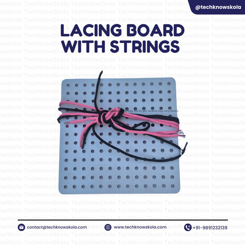 Lacing Board With Strings | TechKnowSkola