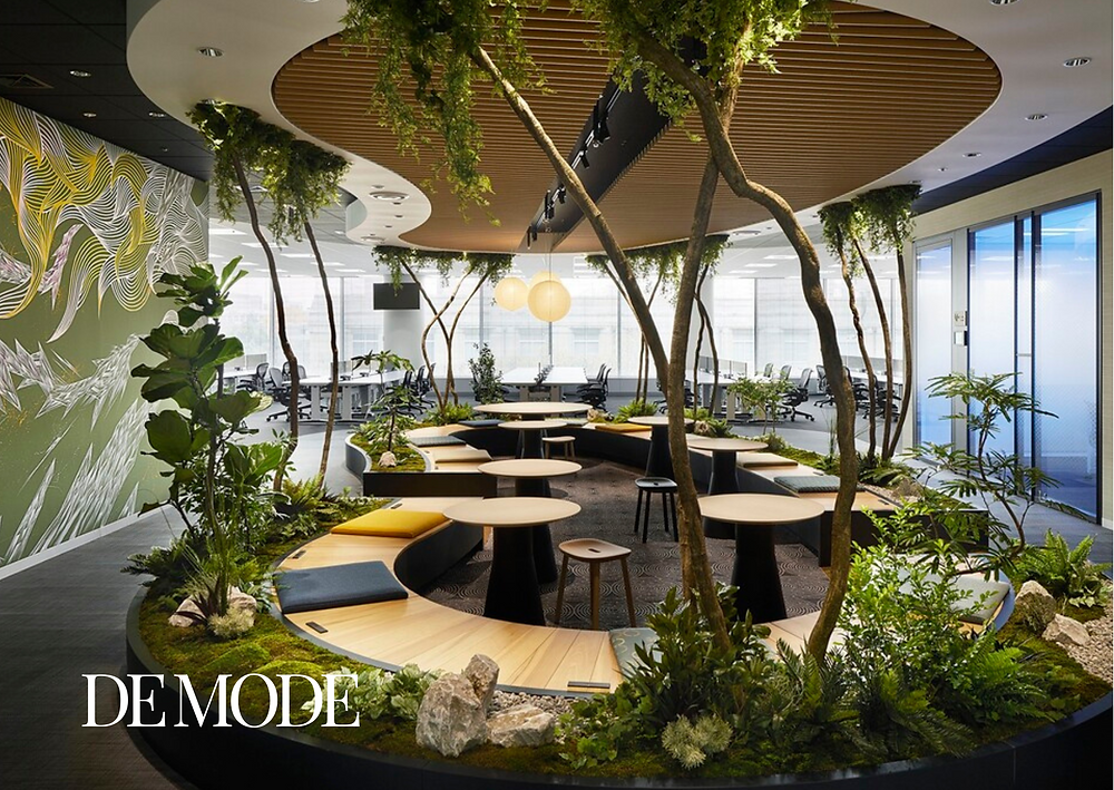 "THE BEAUTY OF BIOPHILIC DESIGN - BRINGING NATURE INDOORS": DE MODE GLOBAL