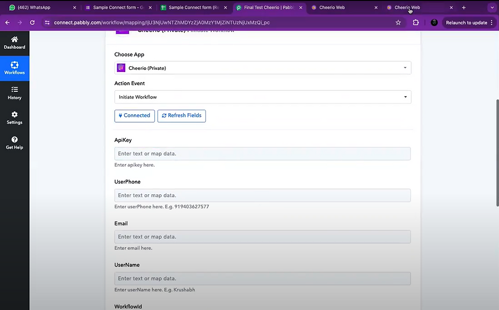 How to connect a google form with Pabbly & Cheerio to automate your ...