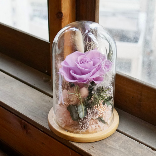 Ecuadorian Rose Bell Jar | PURICRAFT