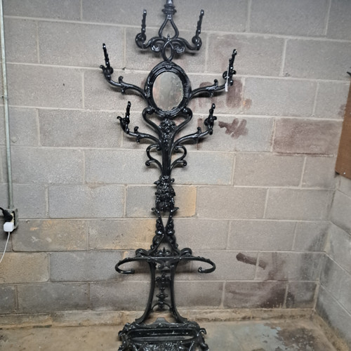 Antique Cast Iron Hall Tree | My Vxw Site 312h29