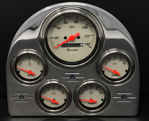 1953 Ford Car 5 Hole Shark | dolphin-gauges
