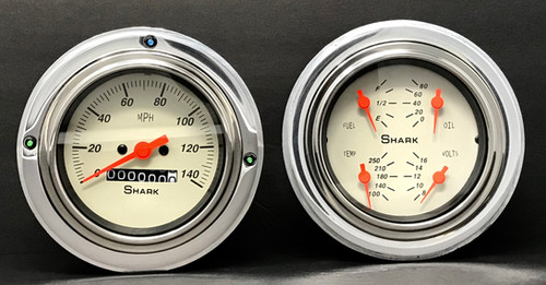 1938-1939 Ford Car 2 Hole Shark | dolphin-gauges