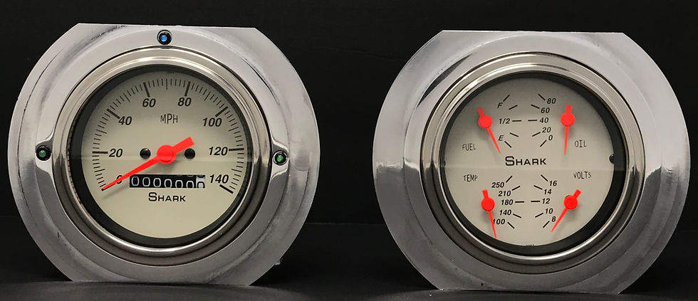 1951-1952 Ford Truck 2 Hole Shark | dolphin-gauges