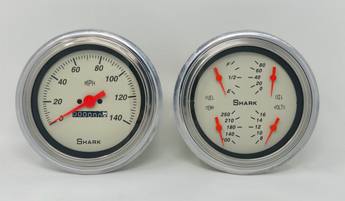 1947-1953 Chevy Truck 5" 2 Hole Shark | dolphin-gauges