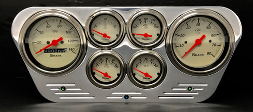 1953-1955 Ford Truck 6 Hole Shark | dolphin-gauges
