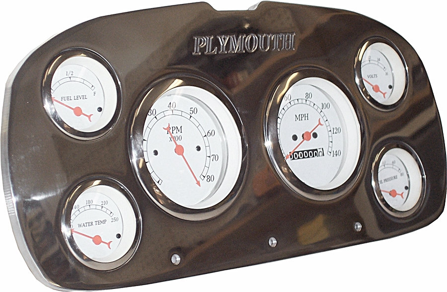 Plymouth Dash Insert Panels | dolphin-gauges