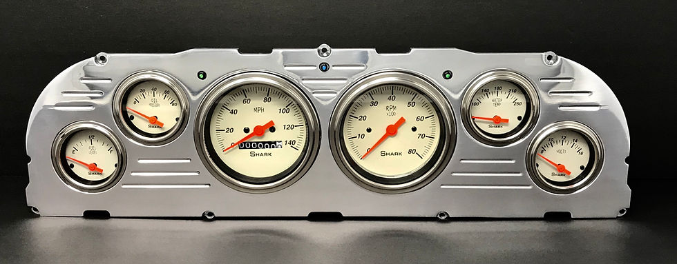 1960-1963 Chevy Truck 6 Hole Shark | dolphin-gauges